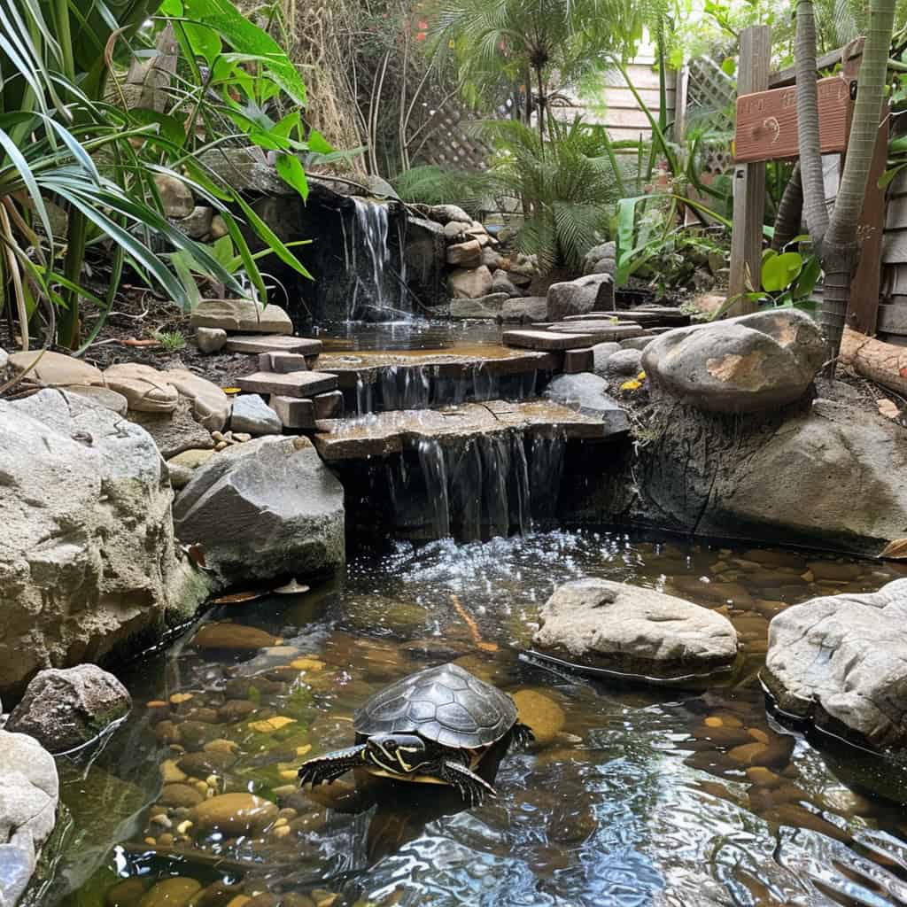 18 DIY Ideas For An Outdoor Turtle Habitat [Turtle Paradise] – The ...